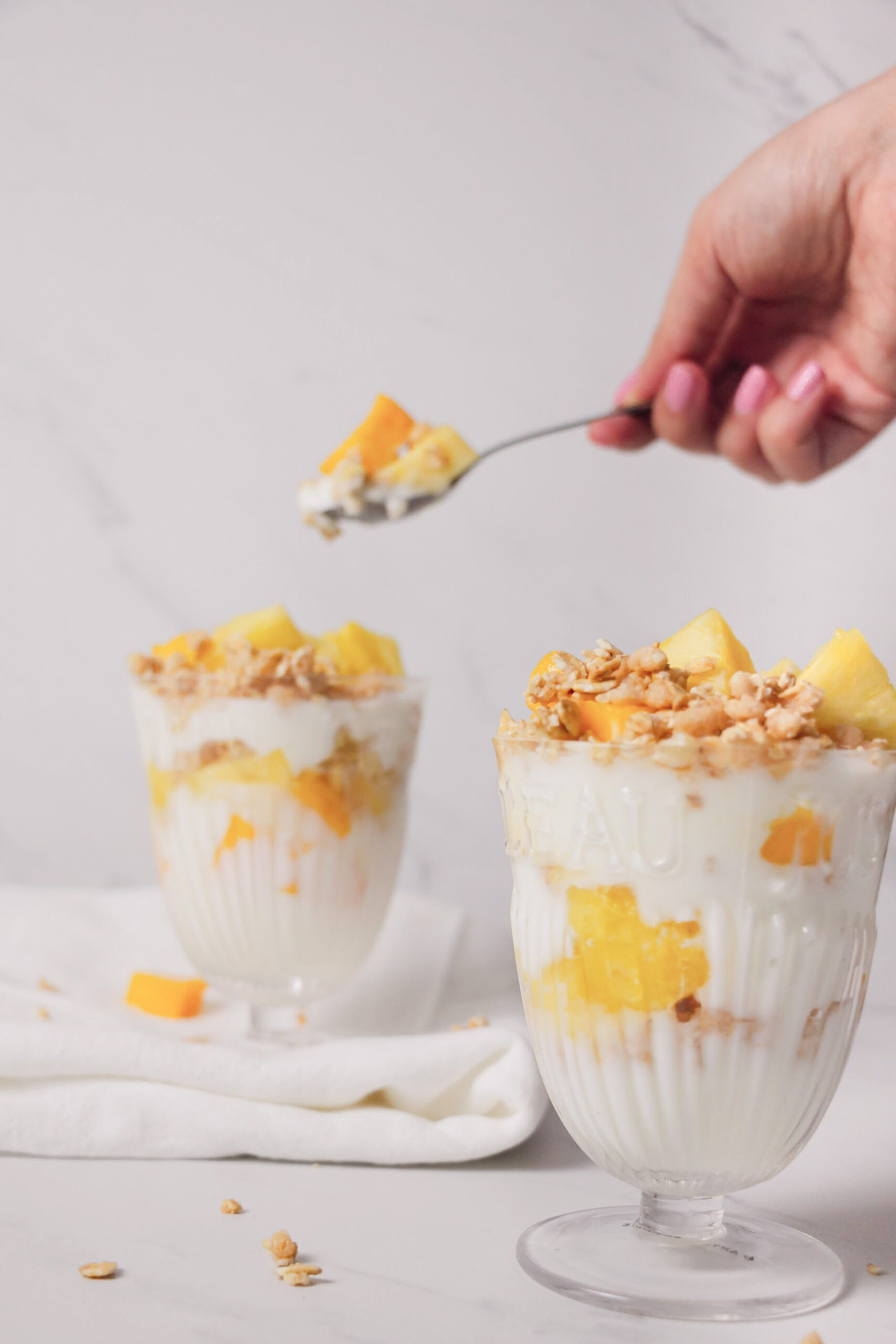 Gluten-Free Tropical Fruit Parfait - Sam's Food Fam